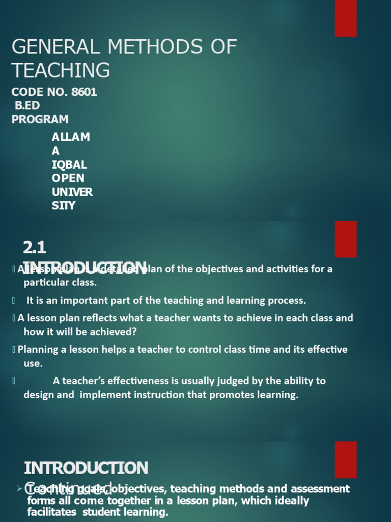 8601 Unit 2 1 | PDF | Lesson Plan | Learning