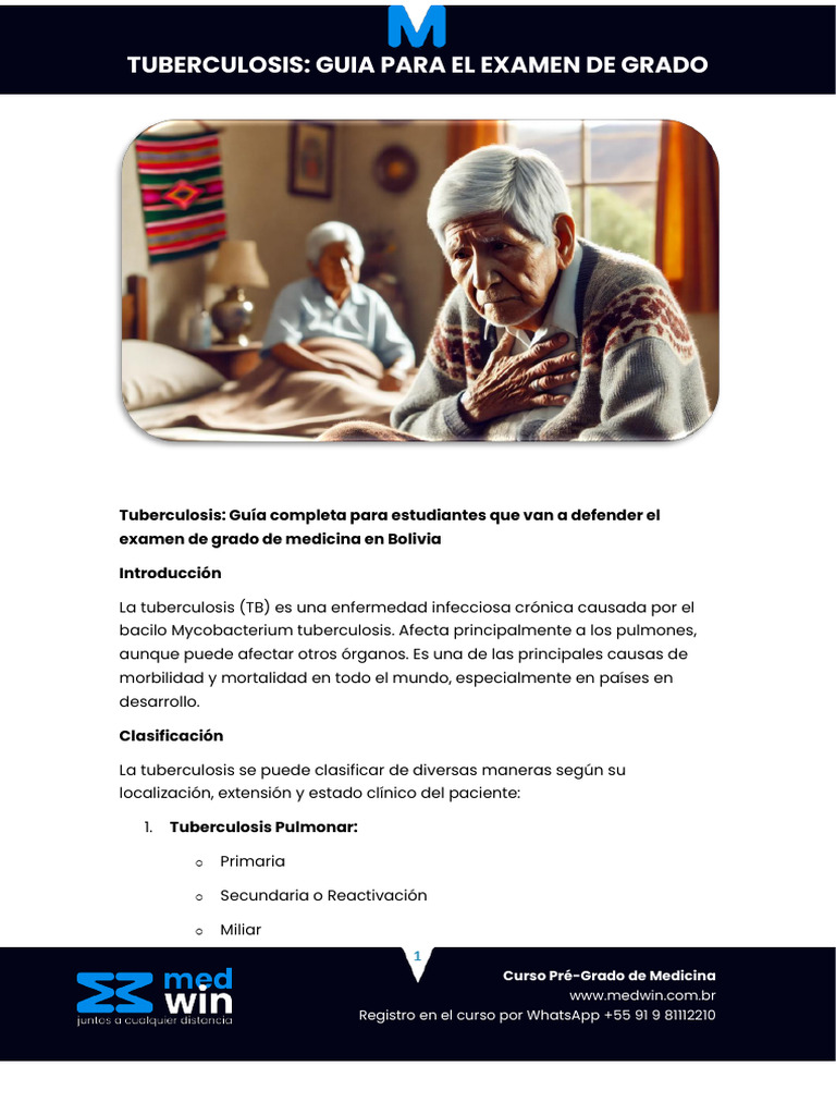 3. [Guia Completa] Tuberculosis | PDF | Tuberculosis | Ciencias de la Salud