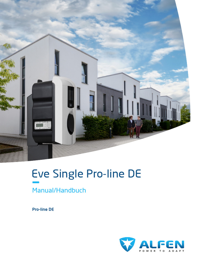 Alfen Eve Single Proline DE-English | PDF | Electrical Connector ...