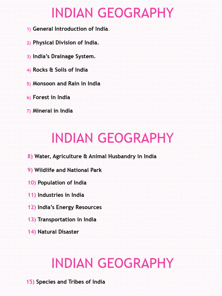 Indian Geography | PDF