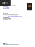 Schmidt - 1990 - The Role of Consciousness in Second Language Learning | PDF | Consciousness ...