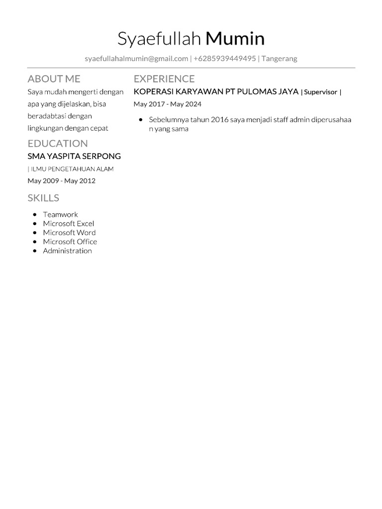 Syaefullah Mumin-1716800883750 | PDF