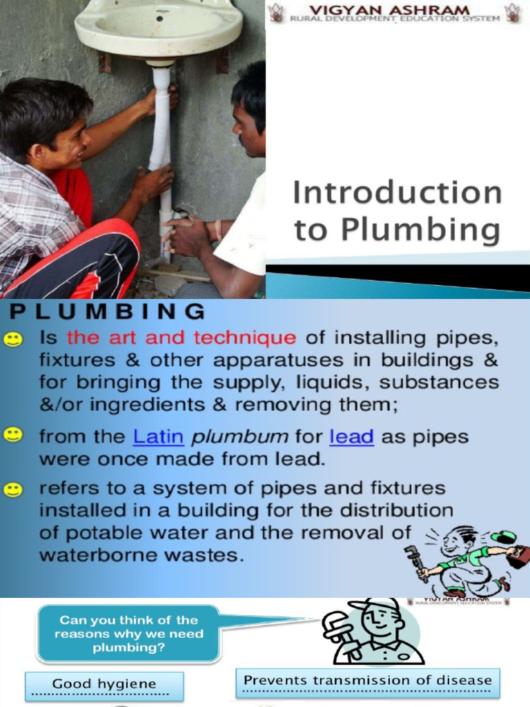 Intro to Plumbing PPT 1G10 | PDF | Pipe (Fluid Conveyance) | Plumbing