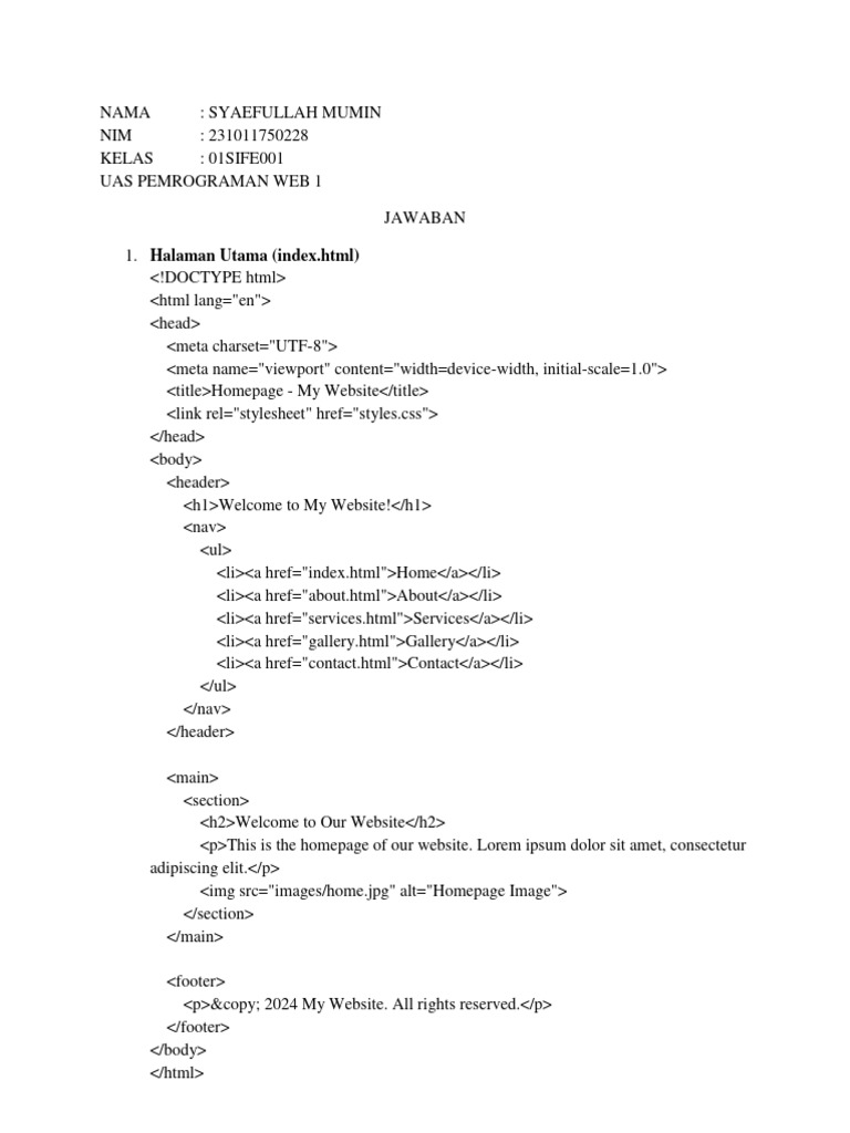 Web Programming Project Overview | PDF | Typography | Text