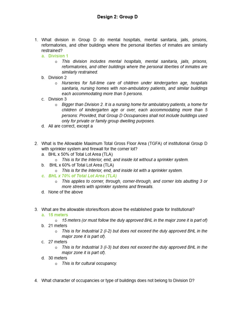 Design 2 Group D | PDF | Parking | Psychiatric Hospital