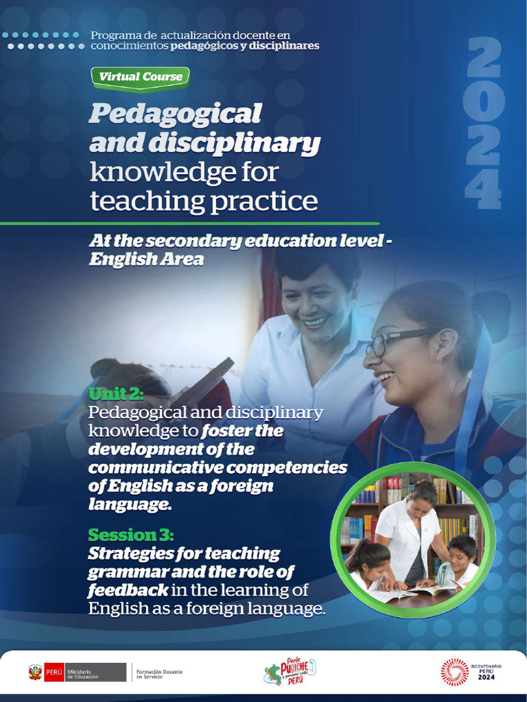 Unidad 2 - Fascículo 3 Final-Inglés | PDF | Learning | Pedagogy