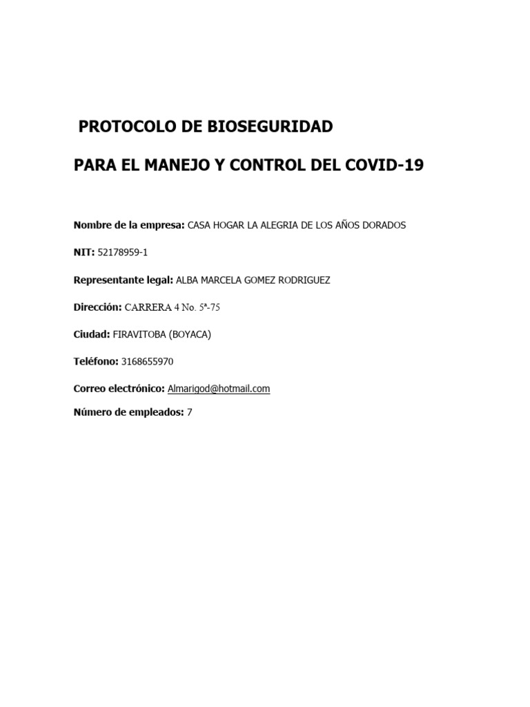 Protocolos de Bioseguridad | PDF | Lavado de manos