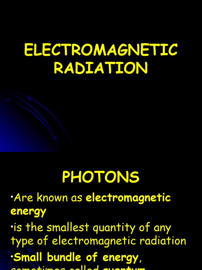 Electromagnetic Radiation | PDF | Electromagnetic Radiation | Electromagnetic Spectrum