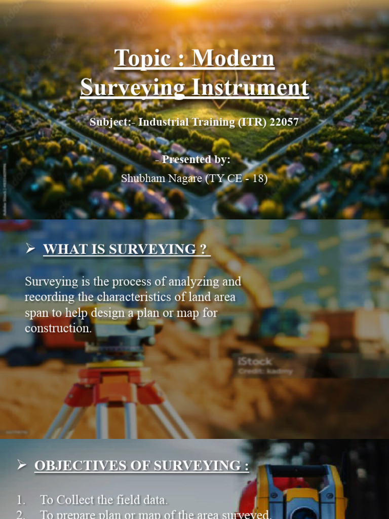 Modern Instrument | PDF | Surveying | Hydrography