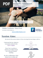 Knee Joint Range of Motion Assessment | PDF | Knee | Anatomical Terms ...