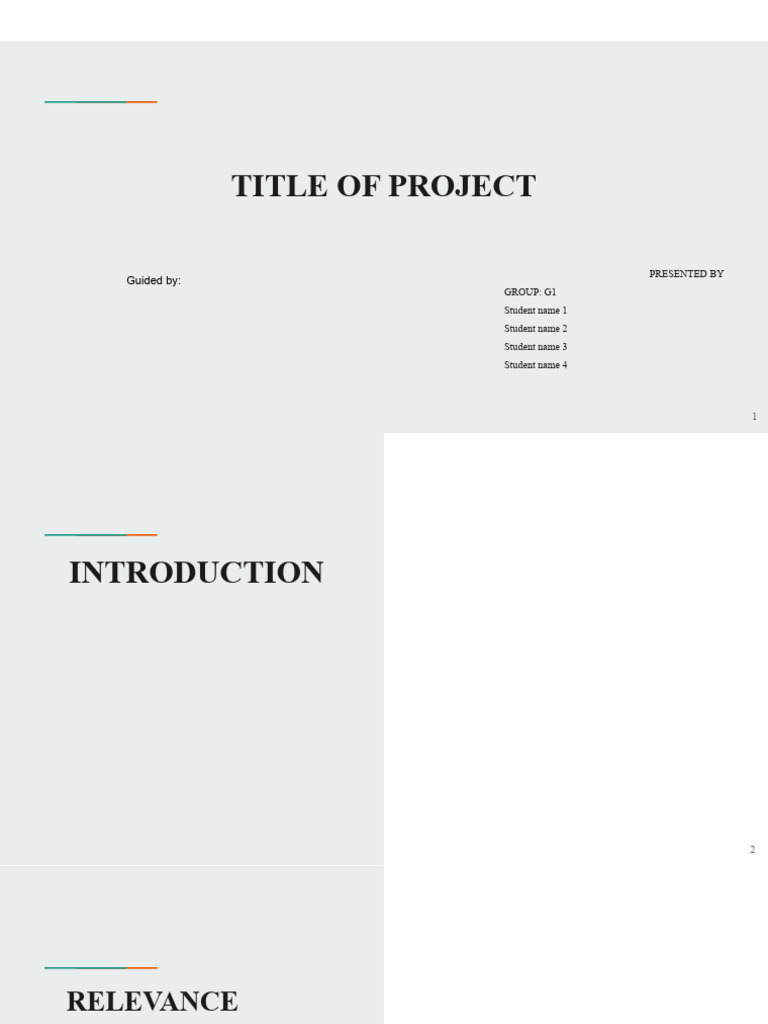 Zeroth Review Ppt Template Pdf