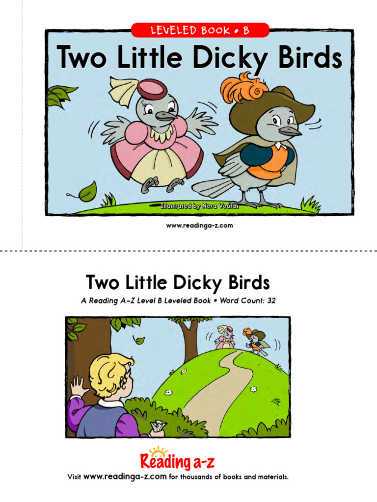 Two Little Dicky Birds: Level B Poem | PDF