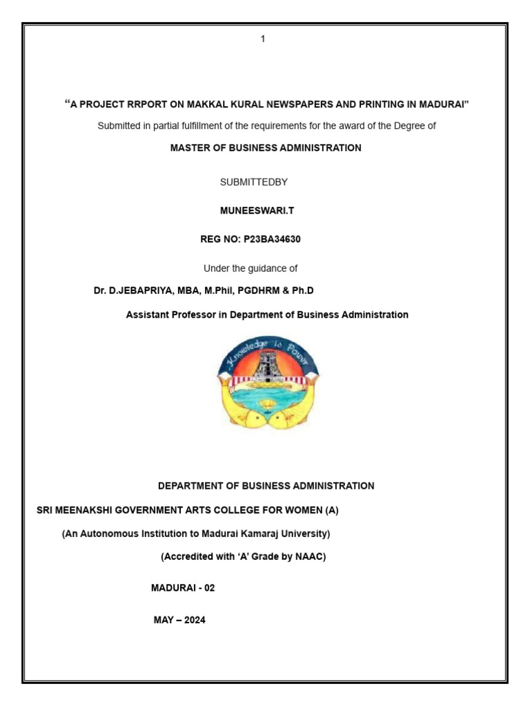 Project Report Pdf Page Layout Newspapers