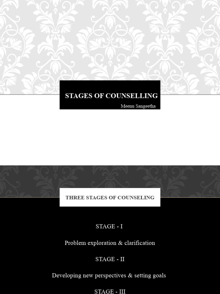 Counselling Stages 1 | PDF | Communication | Empathy