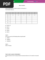 Tabulated Powers of Two Chart | PDF