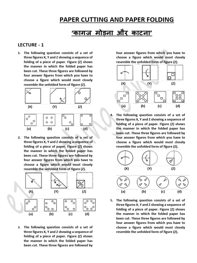 Paper Cutting and Folding | PDF | Paper | Decorative Arts