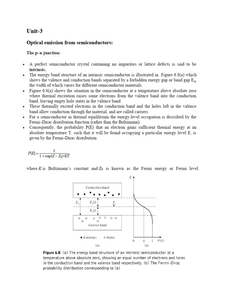 The Laser | PDF | P–N Junction | Semiconductors