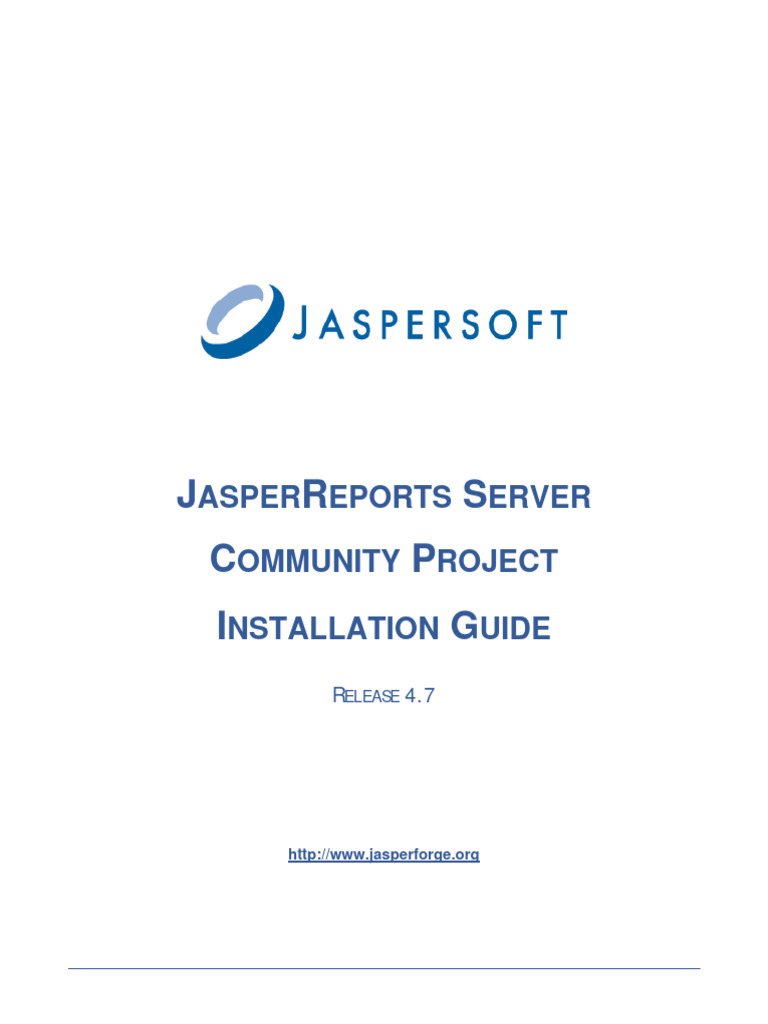 Jasperreports Server CP Install Guide | PDF | Installation (Computer Programs) | 64 Bit Computing