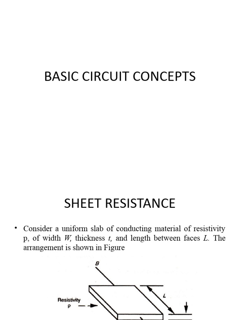 Vlsi - Basic Circuit Concepts | PDF | Logic Gate | Cmos