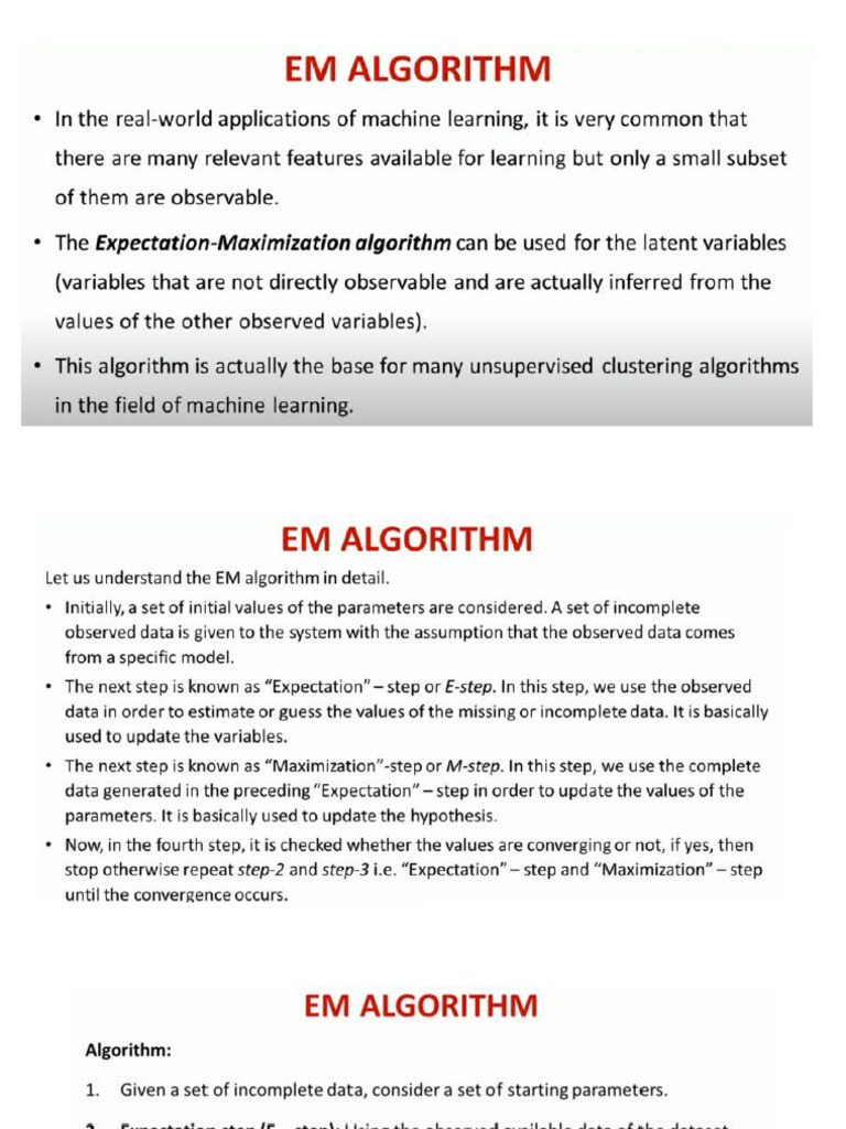 Em Algorithm | PDF