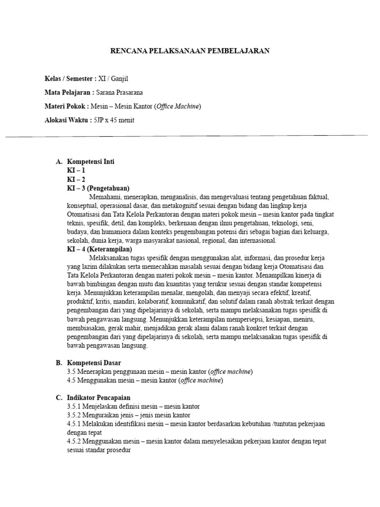 RPP Micro Kelompok 1 | PDF