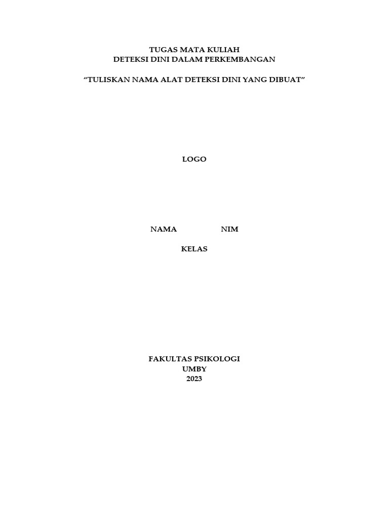 Contoh Laporan_lengkap | PDF