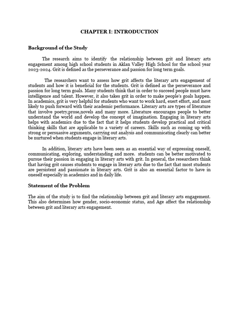 Chap1 3 Final | PDF | Grit (Personality Trait) | Socioeconomic Status