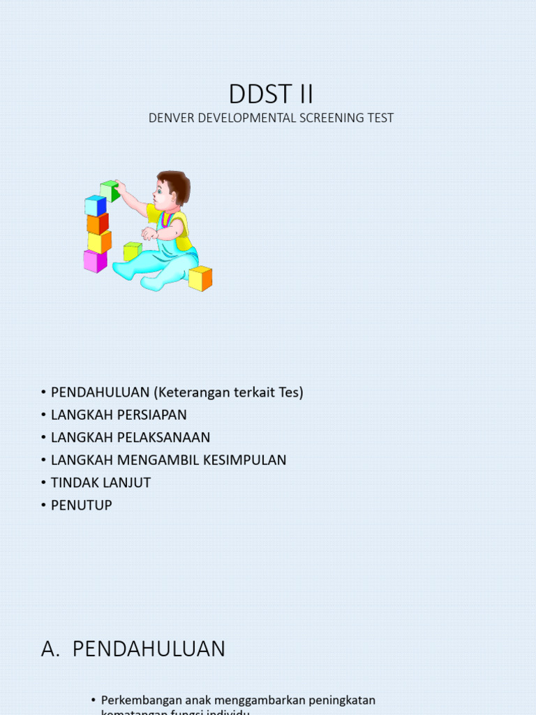 Panduan Skrining Denver II untuk Anak | PDF | Karier & Perkembangan
