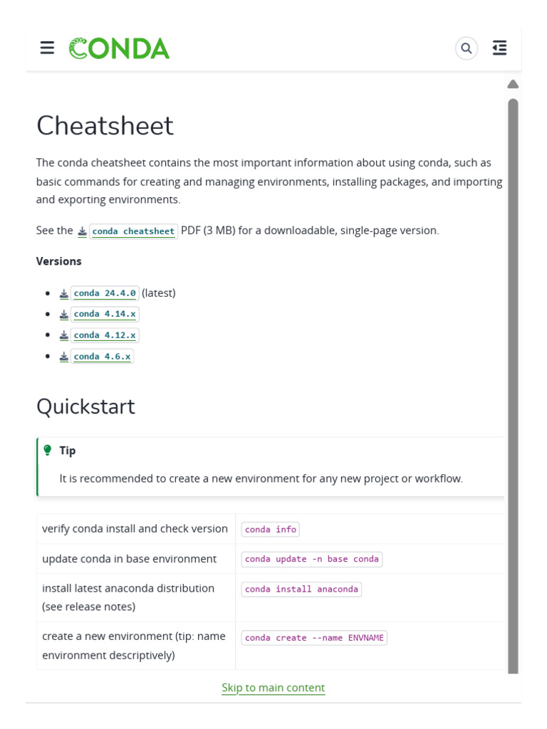 Conda 24.5.1 Documentation - Combined | PDF | Software Engineering | Computing