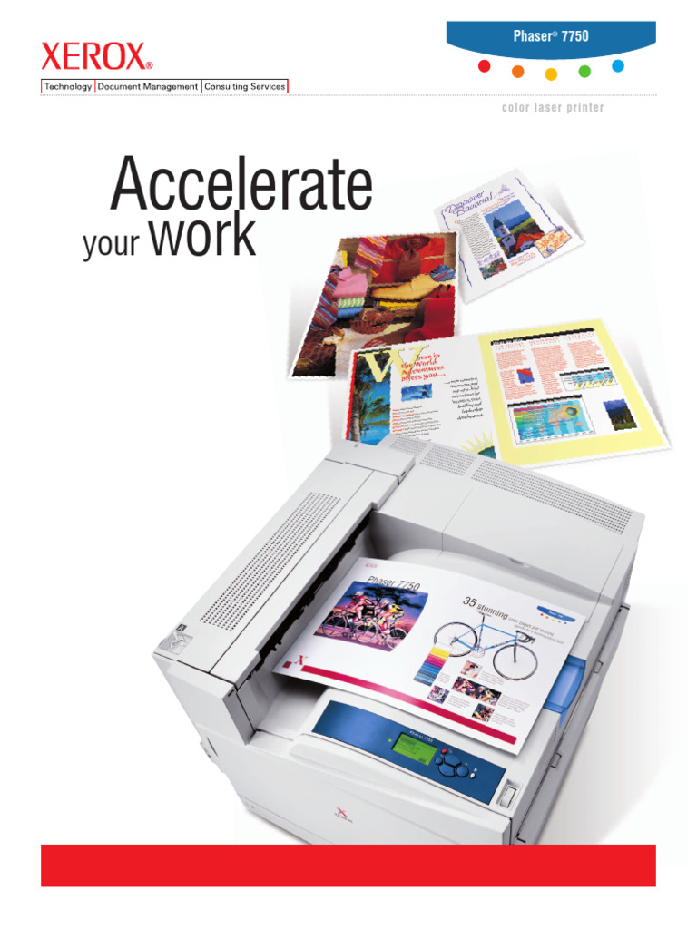 Accelerate: Phaser 7750 | PDF | Printer (Computing) | Computing
