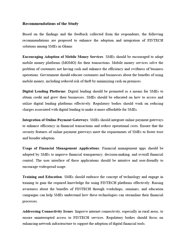 Recommendations of The Study | PDF | Computer Security | Security