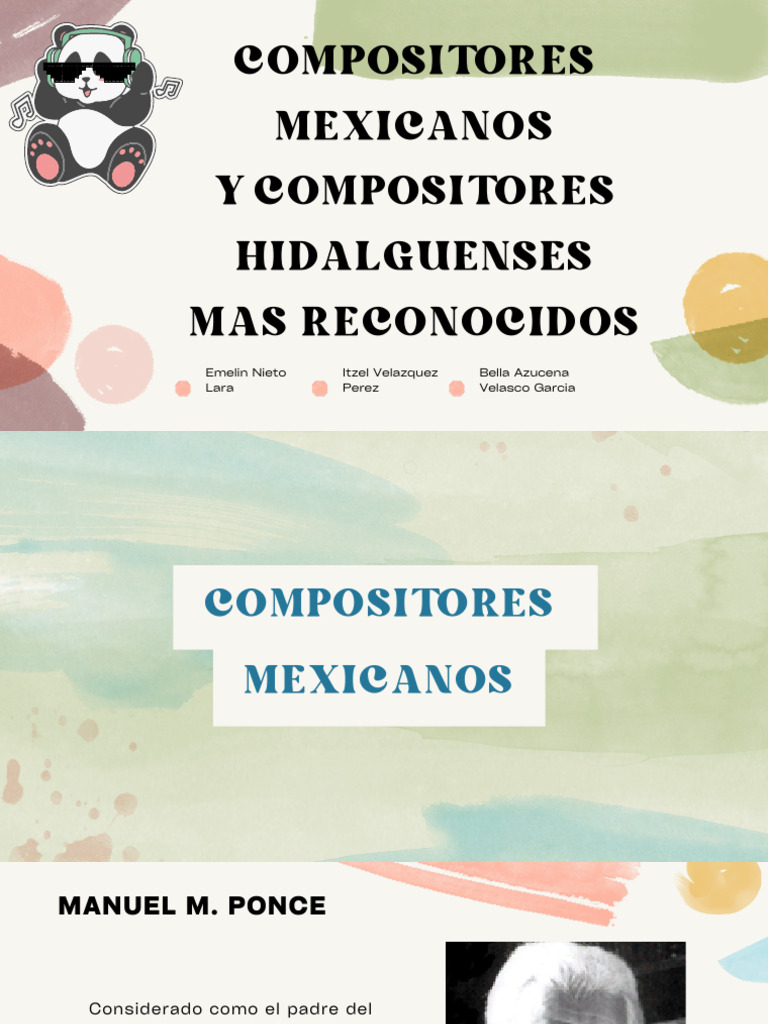 Compositores Hidalguenses Destacados | PDF