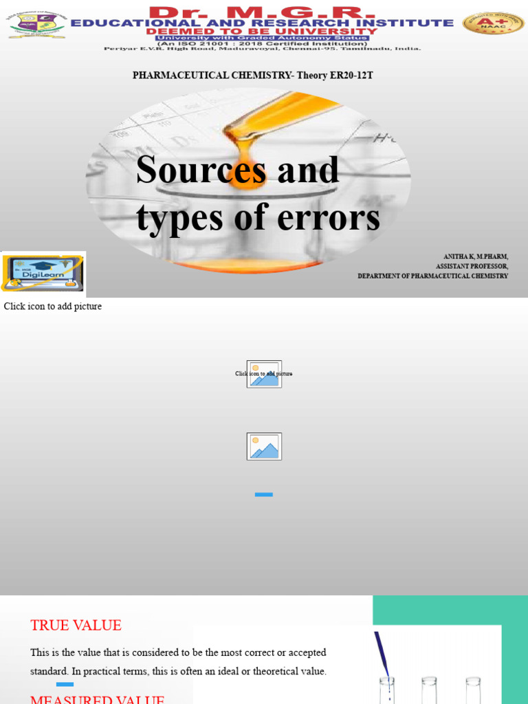 Unit 1sources and Types of Errors | PDF | Significant Figures ...