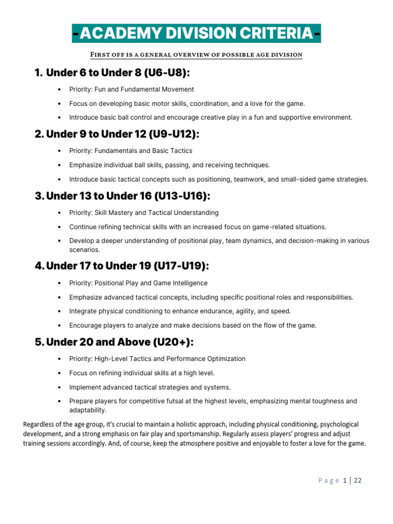 Ground Zero Academy Criteria | PDF | Psychological Resilience