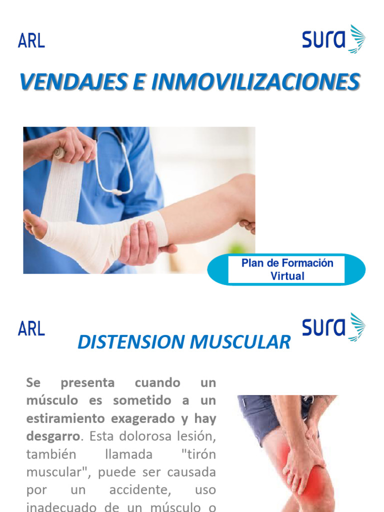 Mod 5.vendajes e Inmovilizaciones (Sura) | PDF | Articulación | Hueso