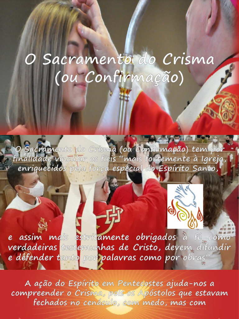O Sacramento Do Crisma 01 | PDF | Presente espiritual | Espírito Santo ...