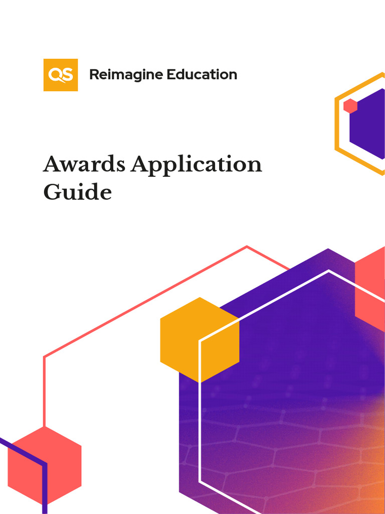 QS Reimagine Education 2024 Application Guide | PDF | Educational ...