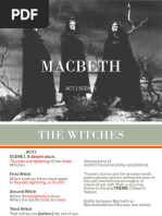 A Detailed Character Analysis of The Three Witches in Macbeth | PDF