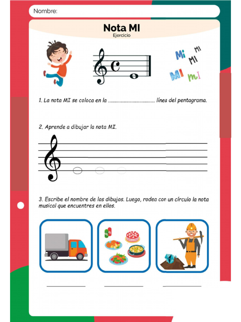 NOTA MI CON EJEMPLOS | PDF