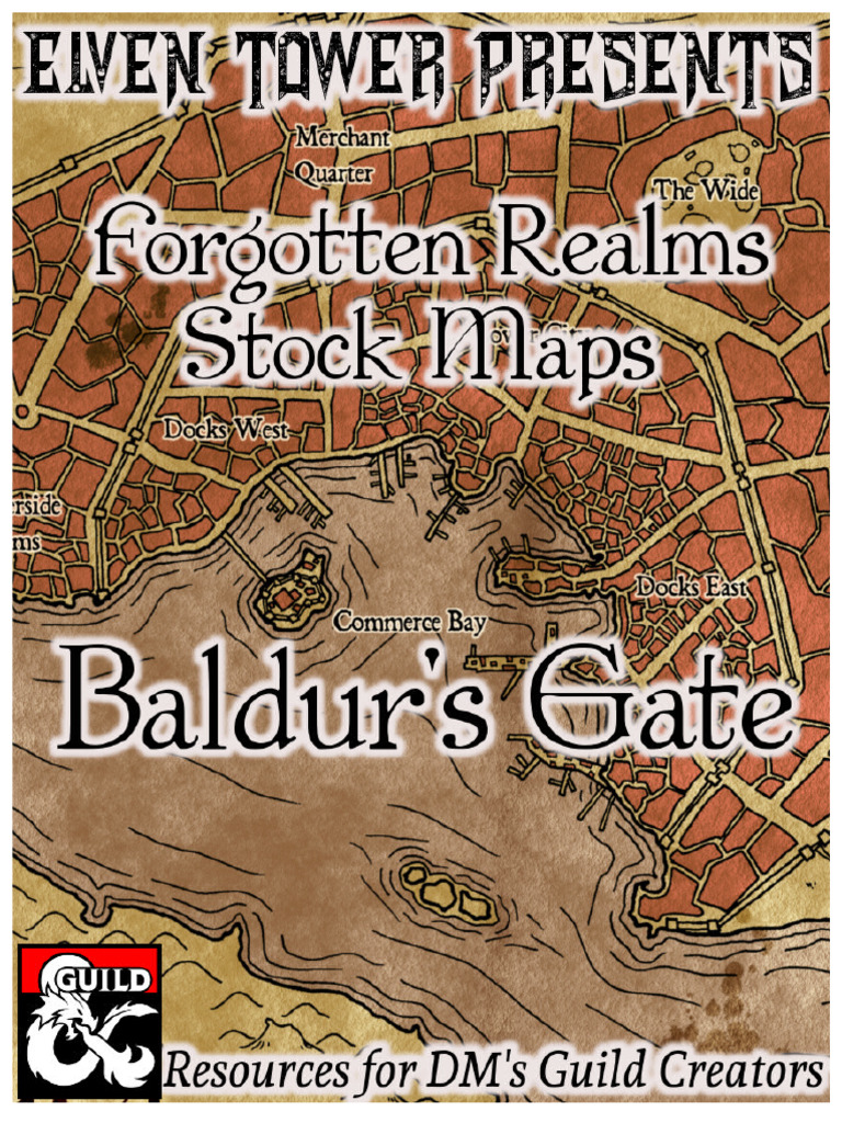 D D 5E - Baldurs Gate Maps | PDF | Wizards Of The Coast | Dungeons ...