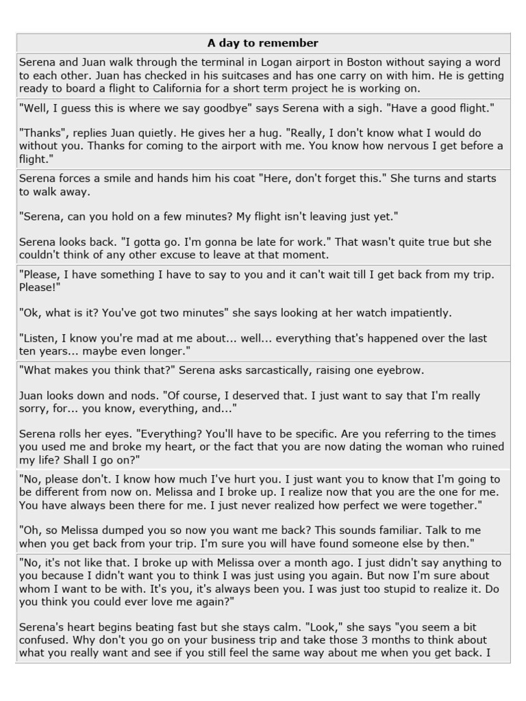 A Story To Remember | PDF | September 11 Attacks