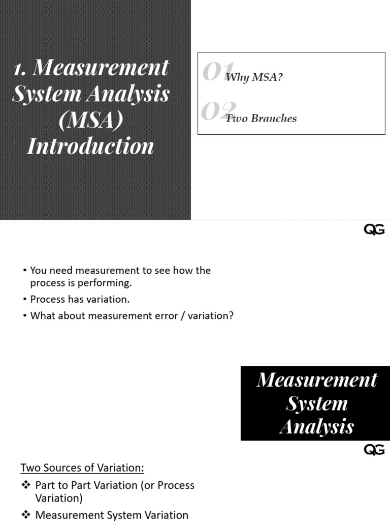 MSA Slides - Section 1 To 5 | PDF | Accuracy And Precision | Standard ...