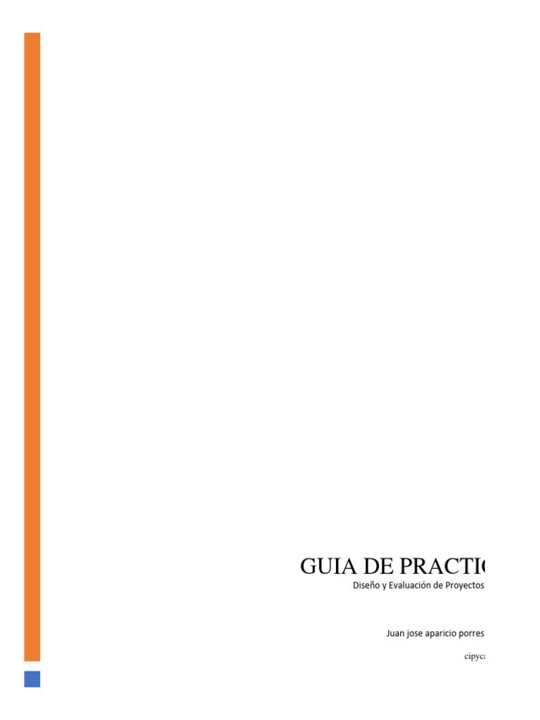2402 Guia Asignatura Diseño y Eval Proyectos | PDF | Presupuesto | Gestión de recursos humanos