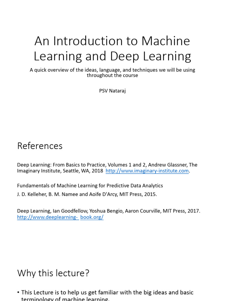 Introduction to Machine Learning Concepts | PDF | Machine Learning ...