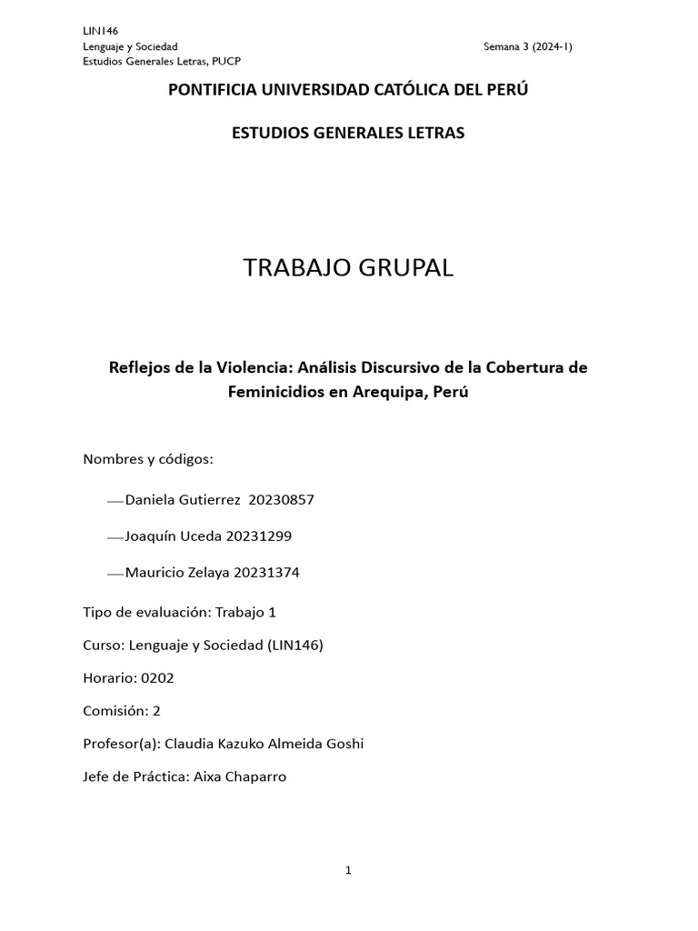 Trabajo Lys | PDF