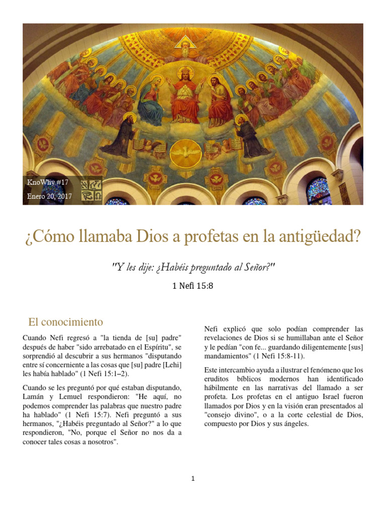 Como Llamaba Dios A Los Profetas - 17 - 0 | PDF | Textos Religiosos ...