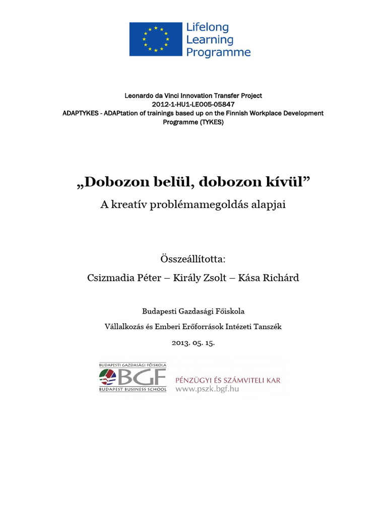 Kötelező Irodalom - 2 - Dobozon Belül - Dobozon Kívül | PDF