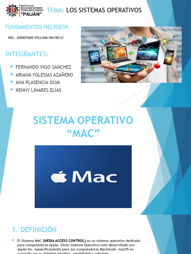 Sistema Operativo Mac | PDF | Mac OS | Sistema operativo
