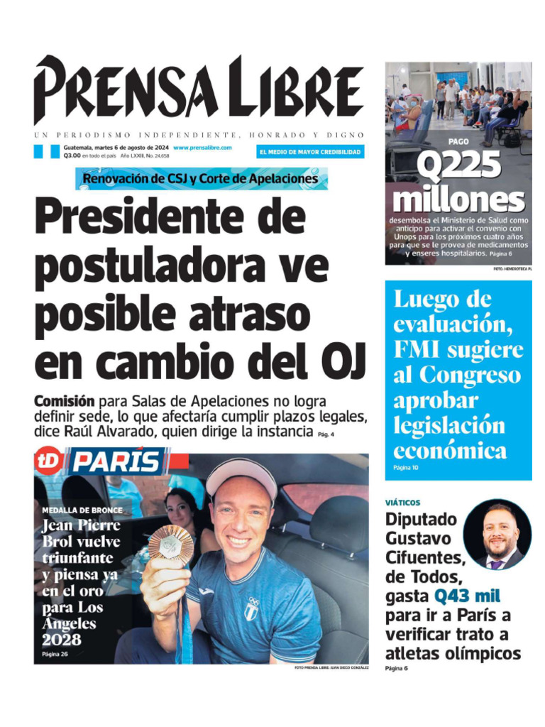 06-08-2024 Prensa Libre | PDF