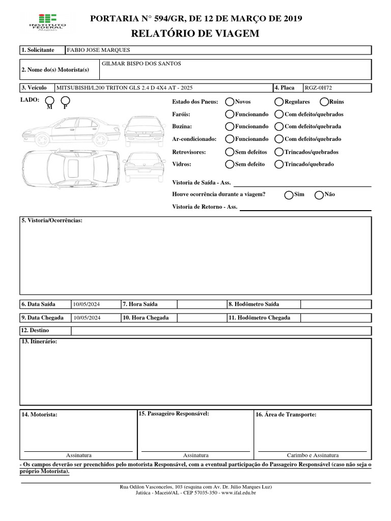 Relatorio - Viagem - 2024-05-09T145842.576 | PDF